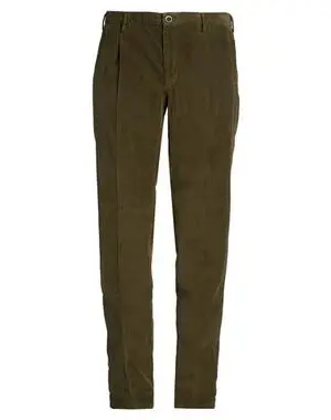 Incotex Cotton Elastane Corduroy Pants - Green