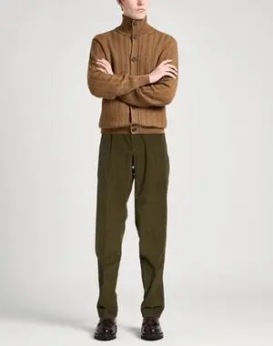Incotex Cotton Elastane Corduroy Pants - Green