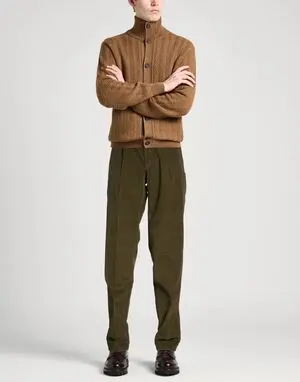 Incotex Cotton Elastane Corduroy Pants - Green
