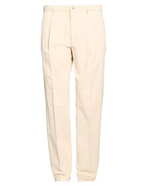 Incotex Dark Cotton-elastane Tapered Leg Trousers - White
