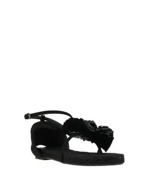 CastaÑer Textile And Leather Espadrille Sandals