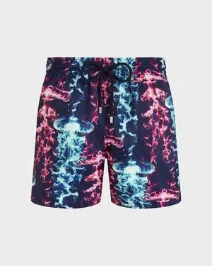 Men's Marmo Print Swim Shorts