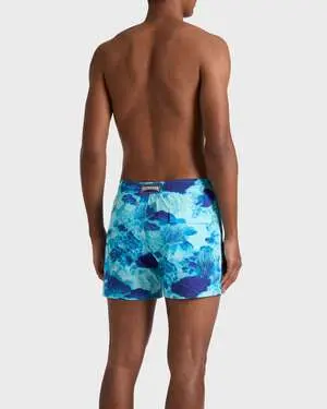 Vilebrequin Stretch Short Swim Trunks - Blue