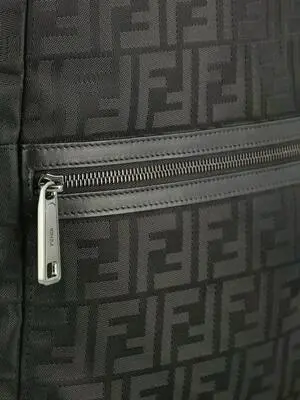 Fendi Ff-motif Zip Backpack