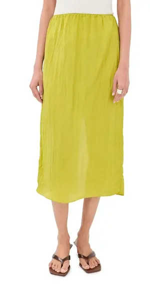 Tibi Crinkle Slip Skirt
