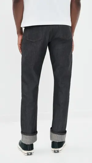 Naked & Famous Denim True Guy Hemp Blend Selvedge Jeans - Indigo