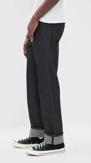 Naked & Famous Denim True Guy Hemp Blend Selvedge Jeans - Indigo