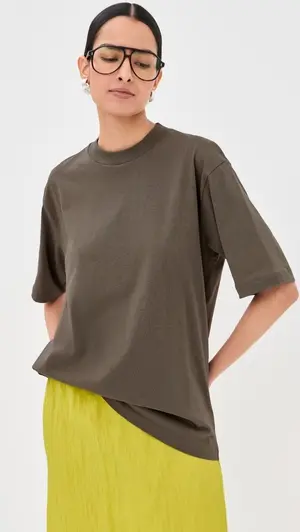 Tibi Mock Neck T-shirt