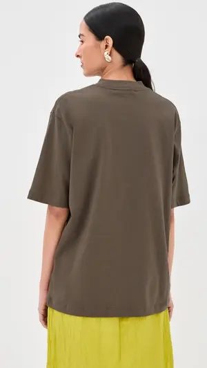 Tibi Mock Neck T-shirt