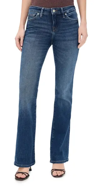 Good American Low Rise Bootcut Jeans