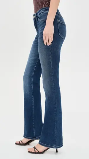 Good American Low Rise Bootcut Jeans