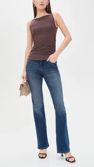 Good American Low Rise Bootcut Jeans