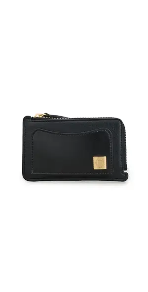 Stella McCartney Stella Ryder Embossed Card Wallet - Black