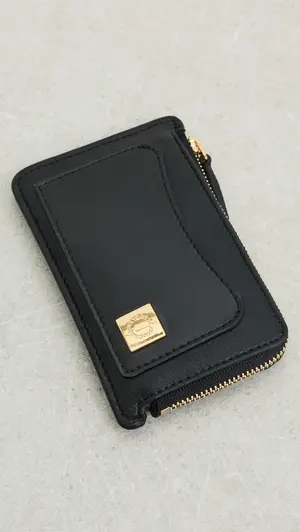 Stella McCartney Ryder Zip Card Holder - Black
