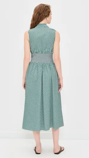 Shoshanna Miriam V-neck Midi Dress