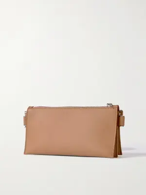 Loewe Joya Embellished Leather Shoulder Bag - Brown