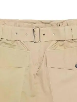 IRO PARIS Inoa Belted Mini Skirt - Neutrals