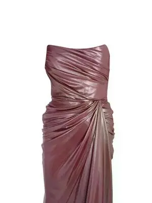 RHEA COSTA Zaira Strapless Maxi Dress