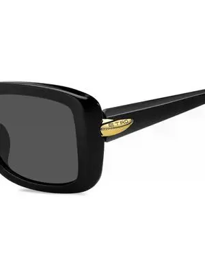 Etro Logo-detail Rectangle Sunglasses