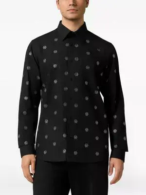 Philipp Plein Rhinestone-embellished Shirt