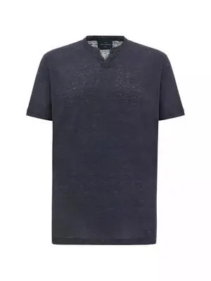 Paul & Shark Open-collar T-shirt - Blue