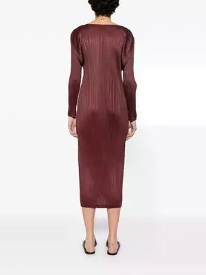 Issey Miyake Pleated Midi Dress