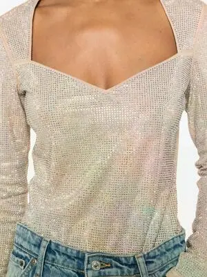 BLUGIRL Crystal-embellished Bodysuit
