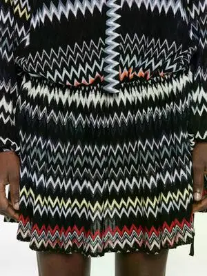 Missoni Chevron Pattern Mini Dress