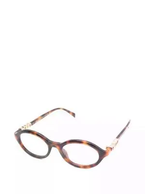 Gucci Oval Eyeglasses - Brown
