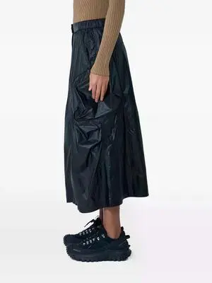 Moncler Crinkled-effect Cargo Skirt