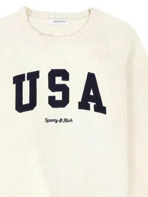 Sporty & Rich Knitted Usa Sweater
