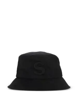 Sacai Letter Bucket Hat - Black