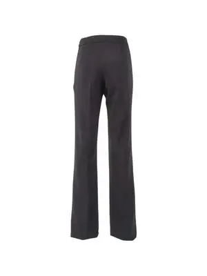 Elisabetta Franchi Letter-detail Trousers - Black