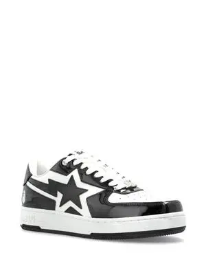 A BATHING APE Star Leather Sneakers