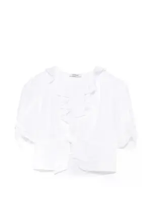 Sandro Ruffled-collar Blouse