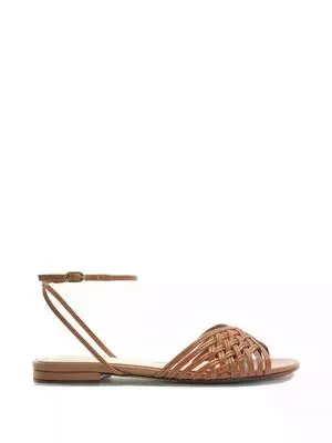 ALEXANDRE BIRMAN Lilian Woven Ankle-strap Sandals