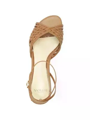 ALEXANDRE BIRMAN Lilian Woven Ankle-strap Sandals