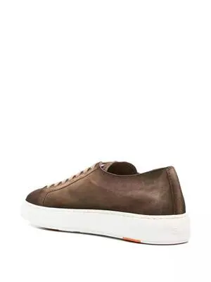 Santoni Lace-up Fastening Sneakers - Brown