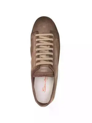 Santoni Lace-up Fastening Sneakers - Brown