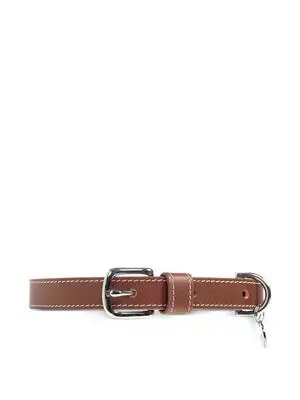 A.p.c. Calf Leather Pet Collar - Brown