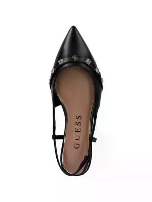 Guess Point-toe Flat Pumps