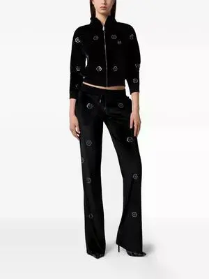 Philipp Plein Embellished Zip-up Sweatshirt