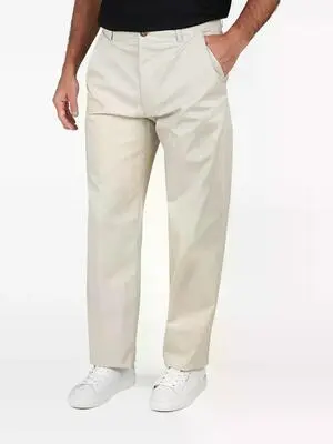 Paul & Shark Pleated Wide-leg Trousers - Neutrals