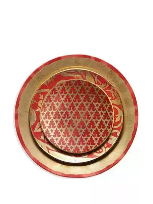 L'Objet Fortuny Gold-accented Plate