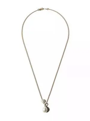 MIZUKI 14kt Yellow Gold Freshwater Pearl And Diamond Necklace