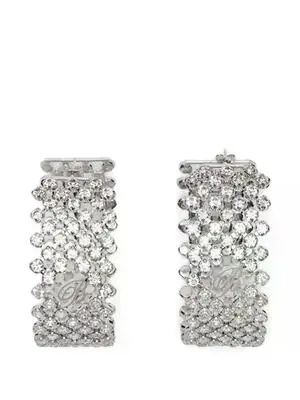 Blumarine Rhinestone-embellished Earrings - Silver