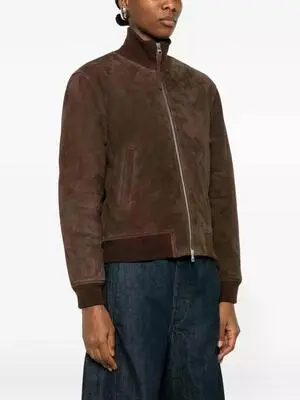 Closed Suede Bomber Jacket
