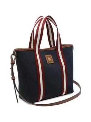 Bally Logo-stripe Tote Bag