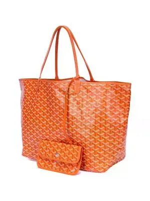 Goyard Saint Louis Print Tote Bag - Orange