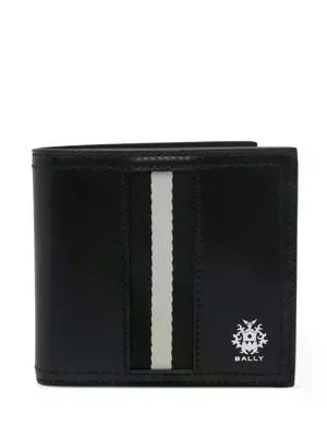 Bally Ray Logo Leather Wallet - Black